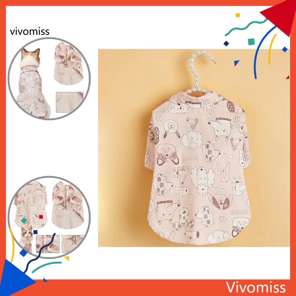 [VM] Pink Color Puppy Costume Stylish Dog Summer Cool Clothes Outfit ...