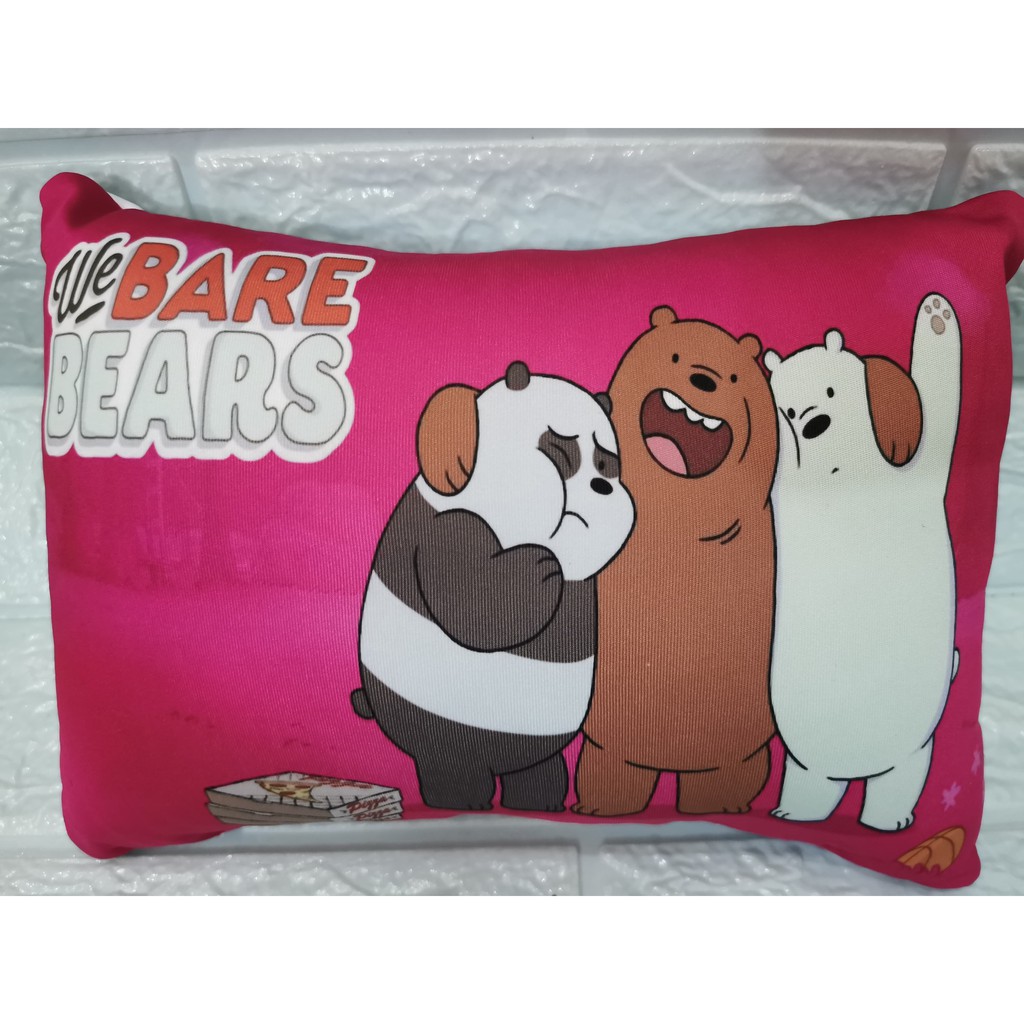 we bare bears mini pillow 8*11 / 11*13 / 11*16 inches ( gift / Souvenir ...