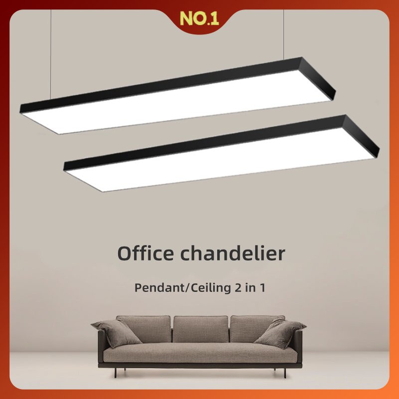 2 In1 Led Linear Light Pendant Light White Light Office Light Pendant ...