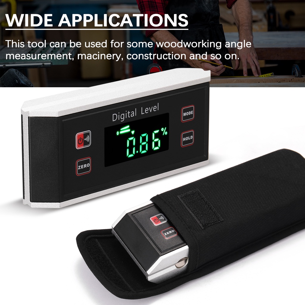 YOLO MALL High Precision Angle Finder Digital Protractor Inclinometer ...