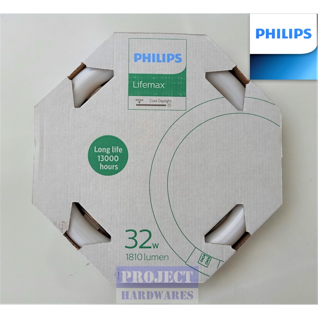Philips Circular Lamp 32 watts Fluorescent Bulb 6500k Cool Daylight ...