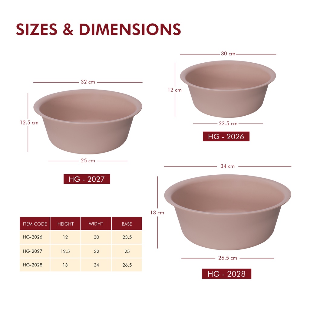 Home Gallery Zen Collection Round Basin | Multi-Purpose Wash Basin in ...