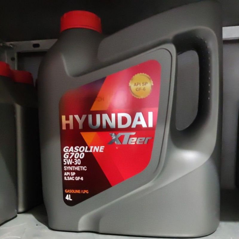 4 Liters Hyundai Xteer Gasoline G700 5W30 Synthetic API SP ILSAC GF-6 ...