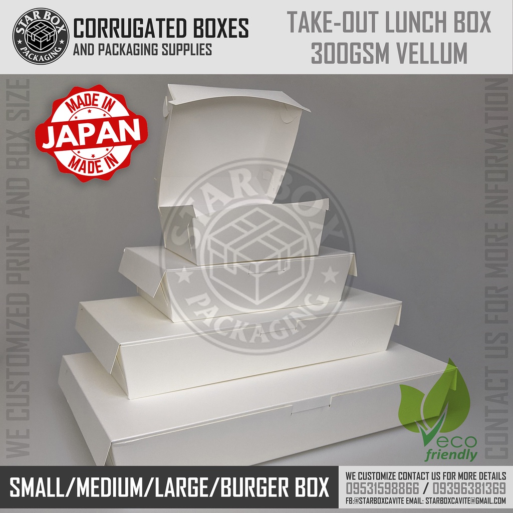 Starbox Food Grade Take-Out Take-Away Boxes Burger Box Lunch Boxes ...