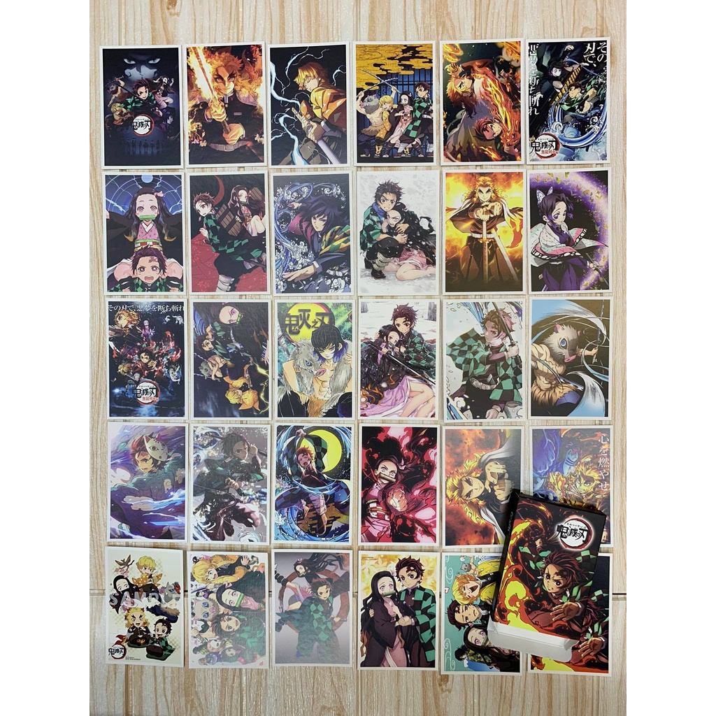 ANIME 30 PIECES 3R Size BIG LOMO CARDS (Size = 8 cm X 12 cm) | Shopee ...