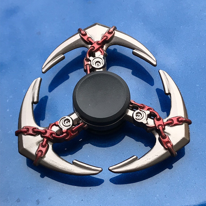 Mini Adult Fidget Spinner Gyro Sniper Metal Toys Ring Smoke Bomb Pan ...