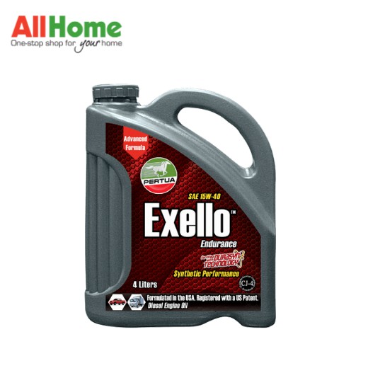 LS Pertua Exello Engine Oil Synthetic Diesel 1Gallon | Shopee Philippines