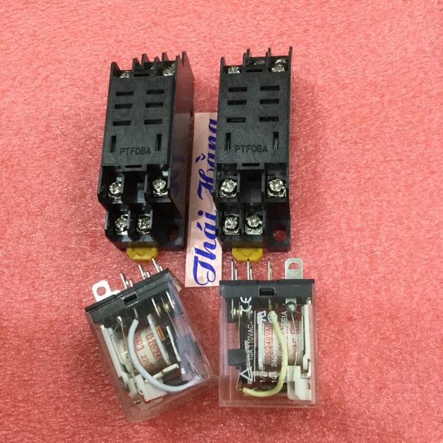 Intermediate relay 220v/8 pins (1 base -1 relay) | Shopee Philippines