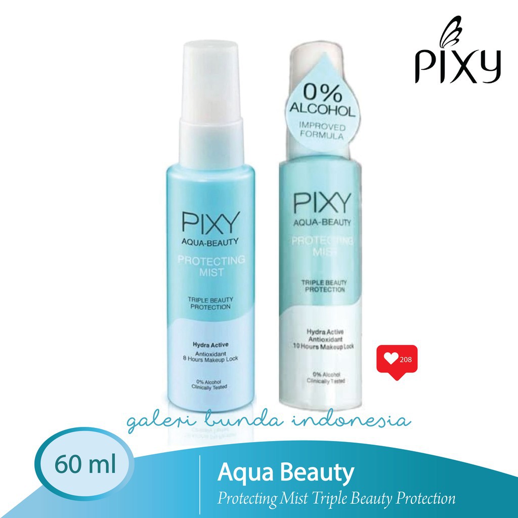 Pixy Aqua Beauty Protecting Mist Spray 60ml (face Mist) (original ...