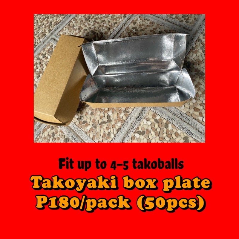 takoyaki box plate 4s(50pcs) | Shopee Philippines
