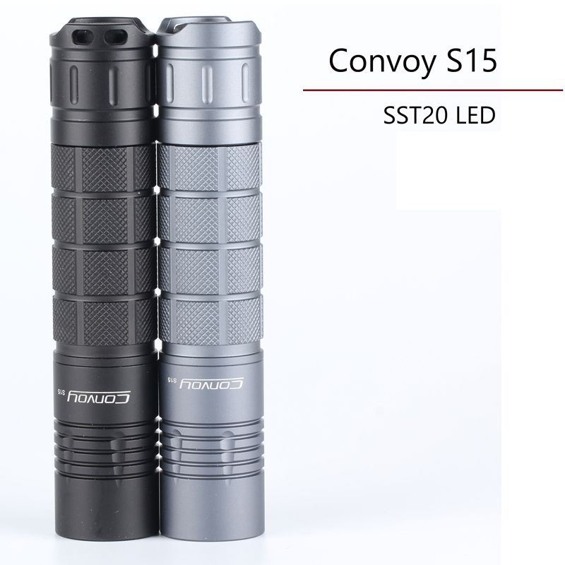 Original Convoy S15 Flashlight SST20 LED Flashlight Outdoor Riding long-range Mini Camping Light ...