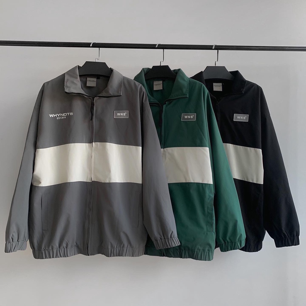 Wns STRIPED JACKET - Jacket genuine color scheme wind | Shopee Philippines