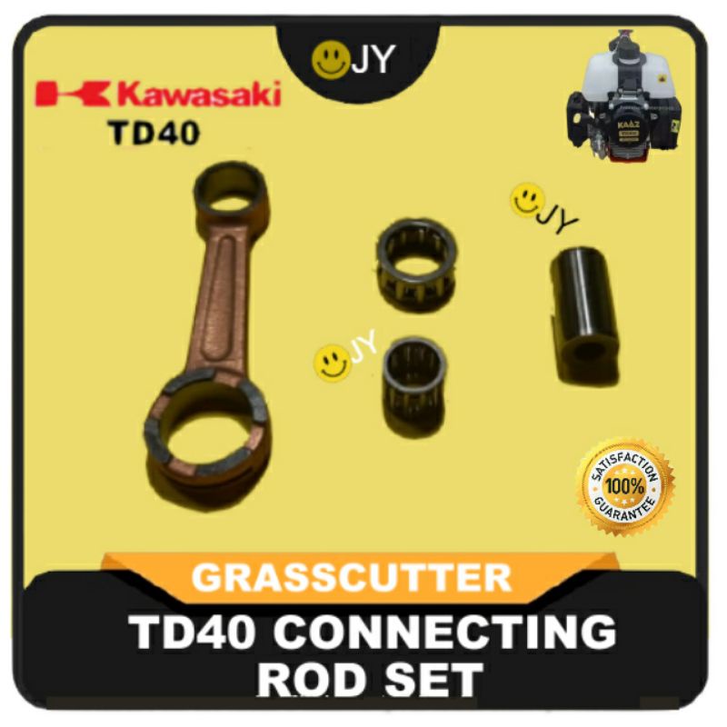 TD40/FD40 KAWASAKI 2 STROKE GRASSCUTTER CONNECTING ROD SET | Shopee ...