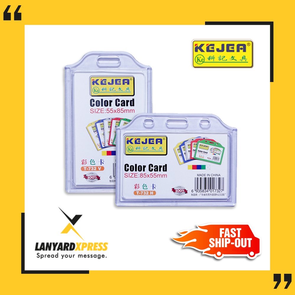 T-732 Kejea ID Case Badge Holder Clear Hard Silicon | Shopee Philippines