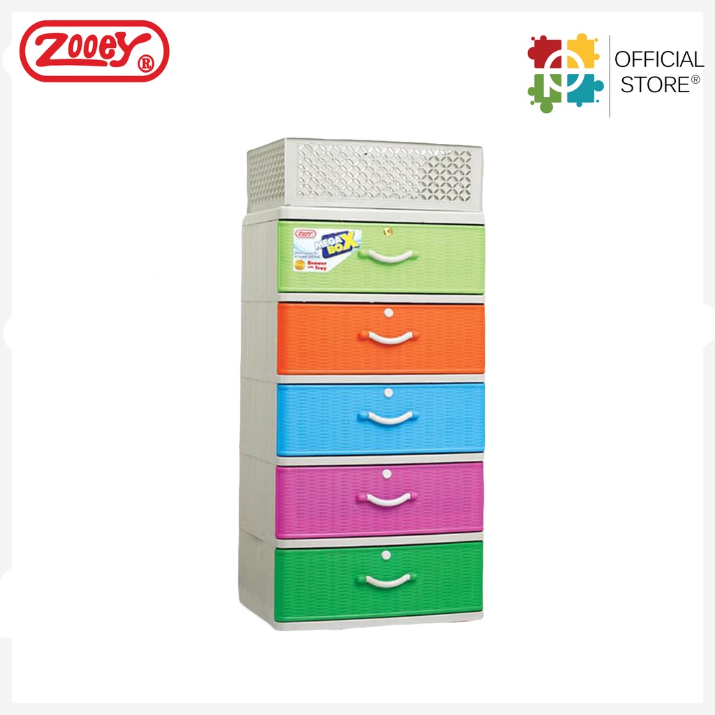 Zooey Mega Box Drawer 4 Layer Stock No. 399-4L | Shopee Philippines