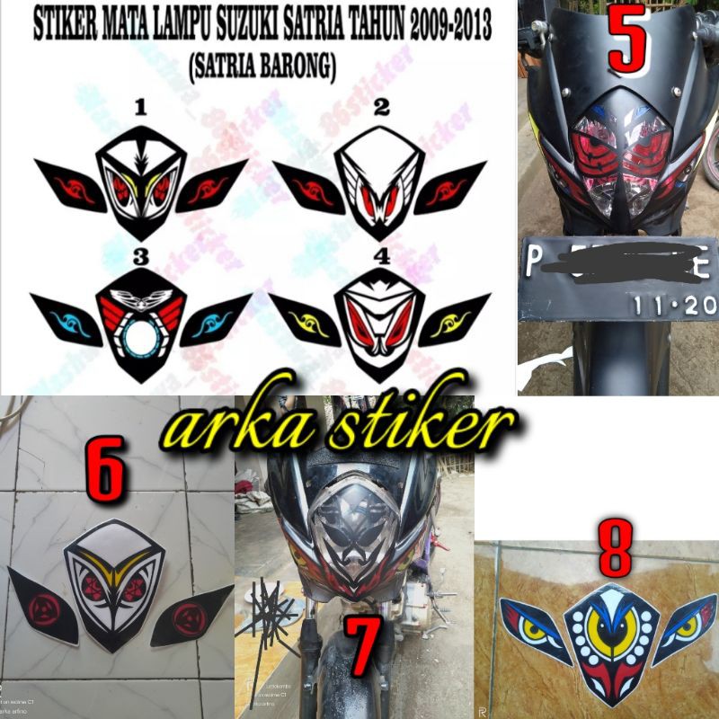 Satria fu Variation Light Sticker | Shopee Philippines