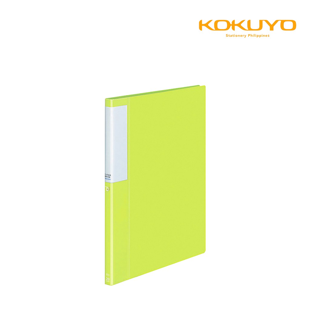 Kokuyo P3RA-L20NLG Clear Book File Posity L-Series, A4-S 20 Pockets | Shopee Philippines