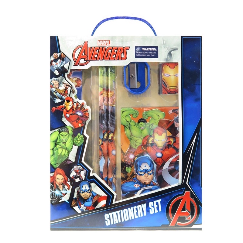 Marvel Avengers 6Pcs Stationery Set | Shopee Philippines
