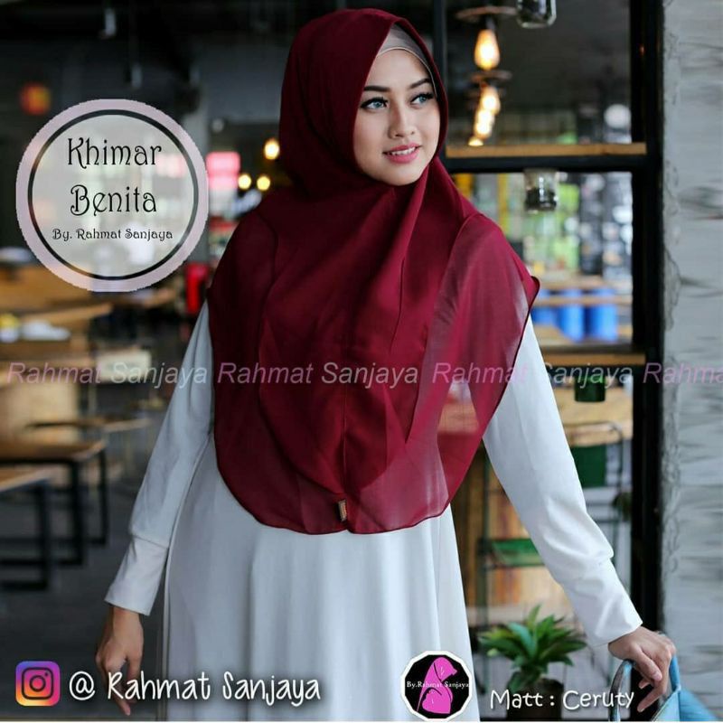 Khimar Jilbab 2 layers by Rahmat Sanjaya Rahmat Sanjaya Benita | Shopee ...