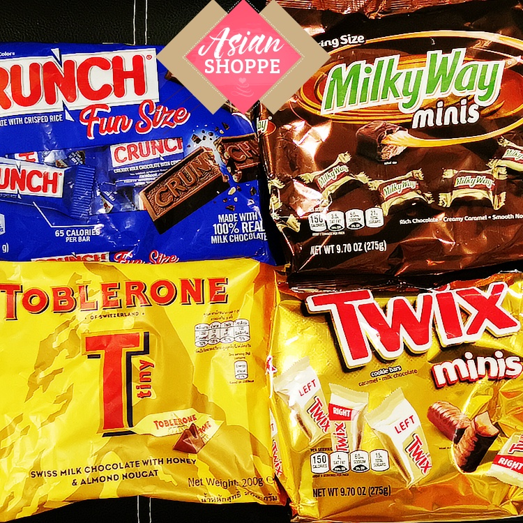 Fun size chocolate | Twix / crunch / toblerone / milkyway | Shopee ...