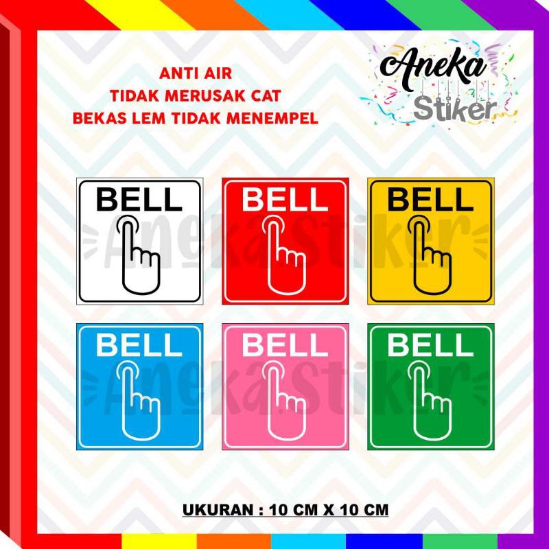 Bell STICKER - WATERPROOF BELL SQUEEZER STICKER | Shopee Philippines