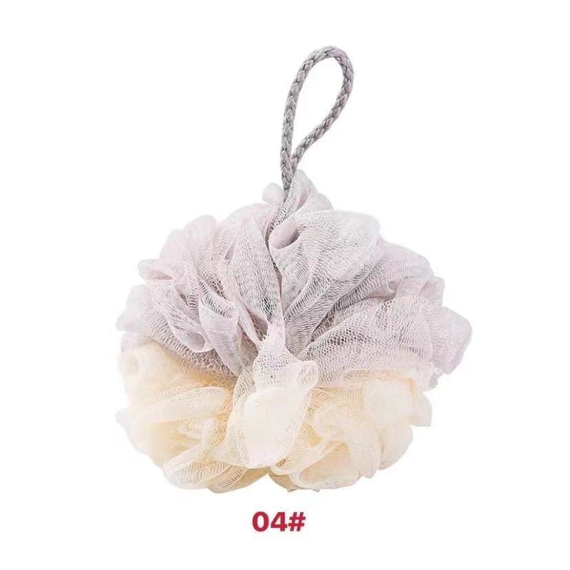 High Quality Shower loofahs Bath Ball Flower Rub Body Scrub mesh loofah ...