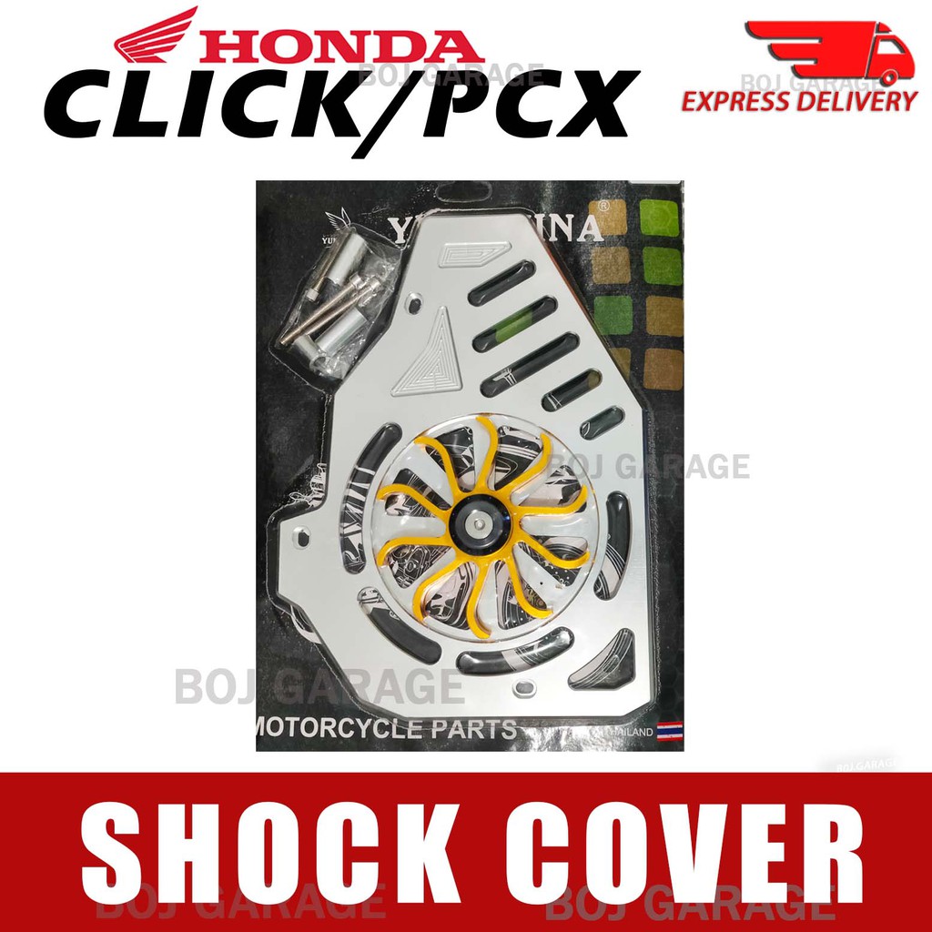 Honda Click / PCX Radiator Cover *SPINNER *Silver / Gold | Shopee ...