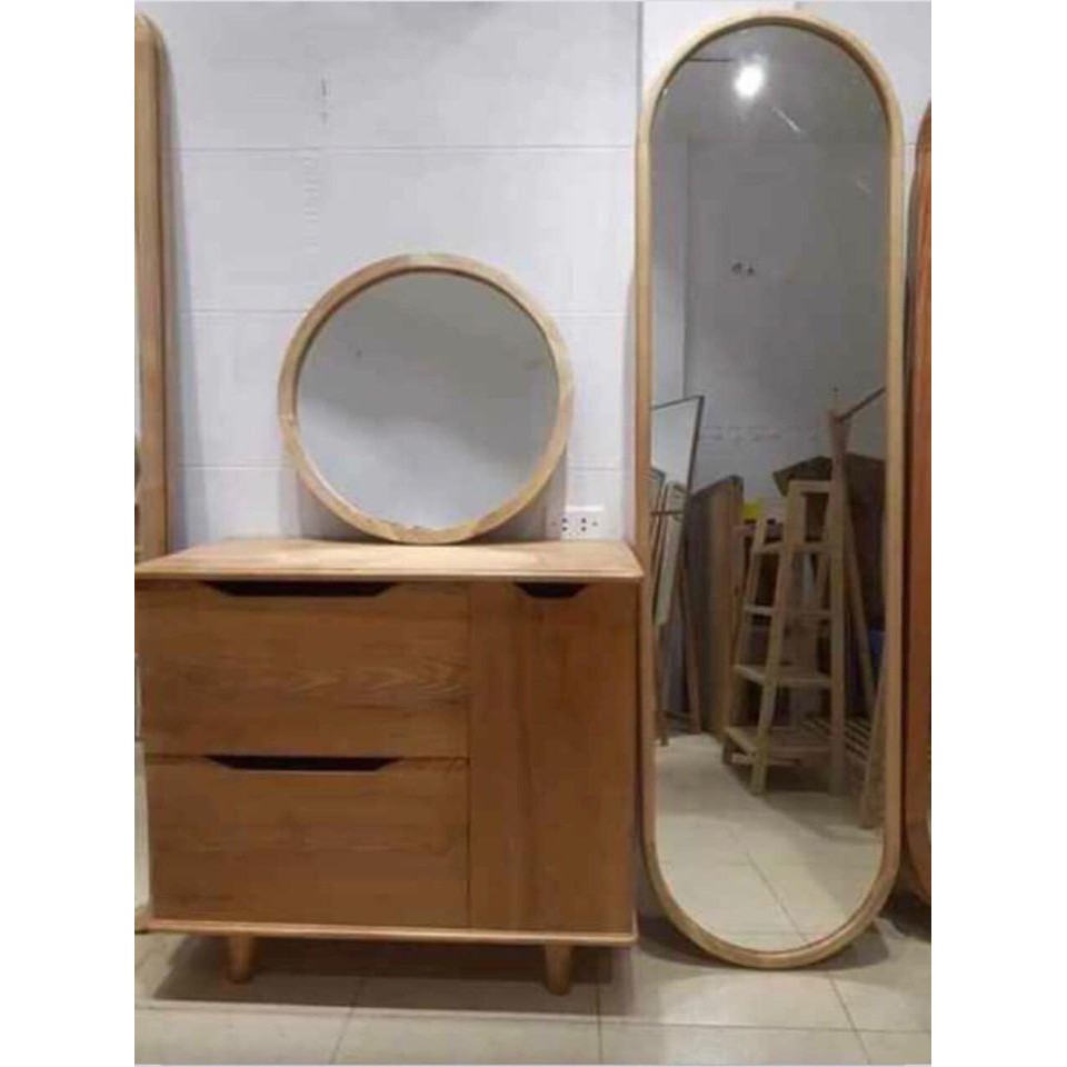 Full Body Oak Bezel Nymphs Mirror 50 * 150. | Shopee Philippines