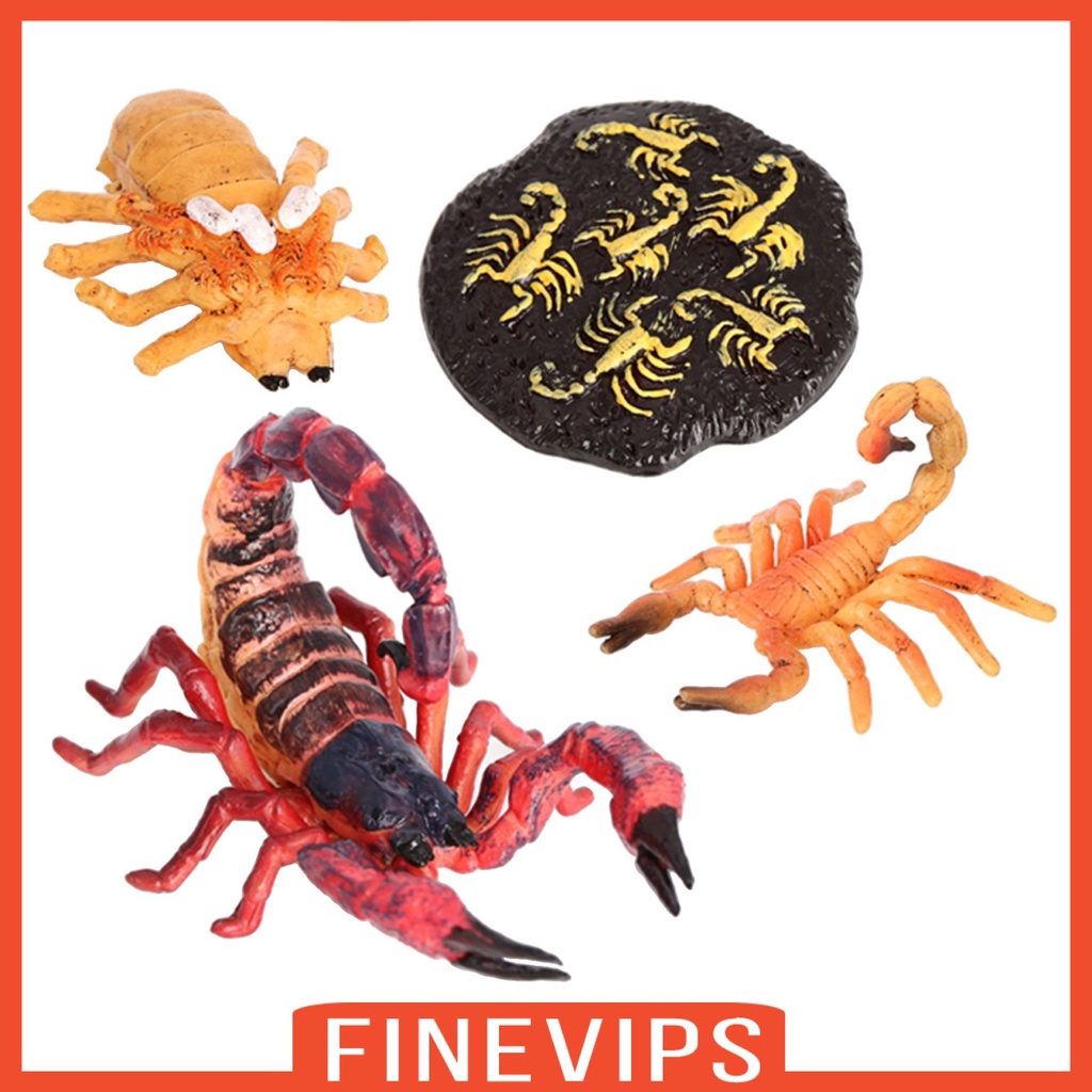 [FINEVIPS] Assorted Scorpion Figures Model Kids Educational Toys Red ...