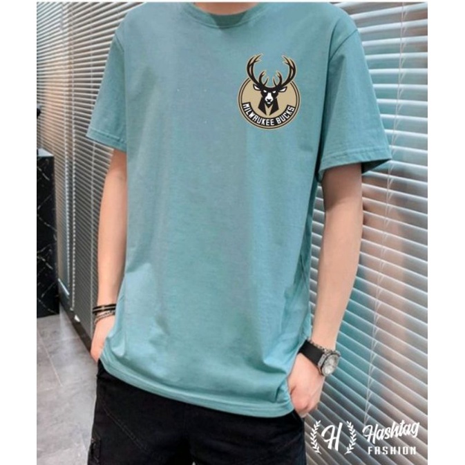 Milwaukee Bucks Basketball Team Fear the Deer tshirt for men Round Neck ...