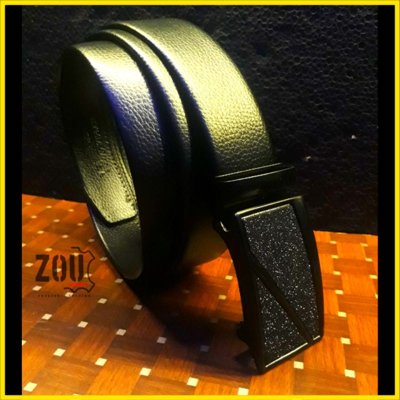 Zou ACC!! Plain Rail Leather Men's Belts - Basic Men's Belts - Leather ...
