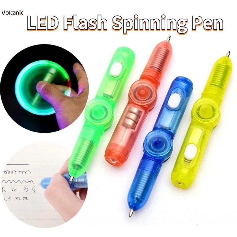 Multi-function Colorful Luminous Spinning Pen/ 3 In 1 Mini Glow ...