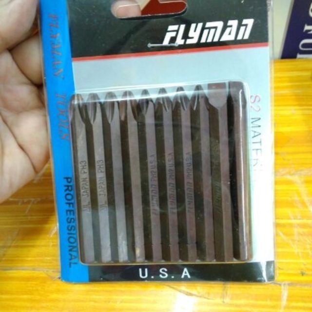 FLYMAN IMPACT SCREW PH2, PH3, FLAT 8 USA MADE TOOLS HEAVY DUTY TOOLS ...