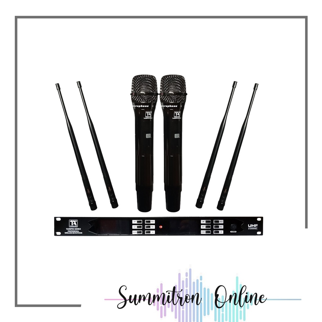 Titanium Audio TA200Pro Dual with case Professional Wireless Microphone ...