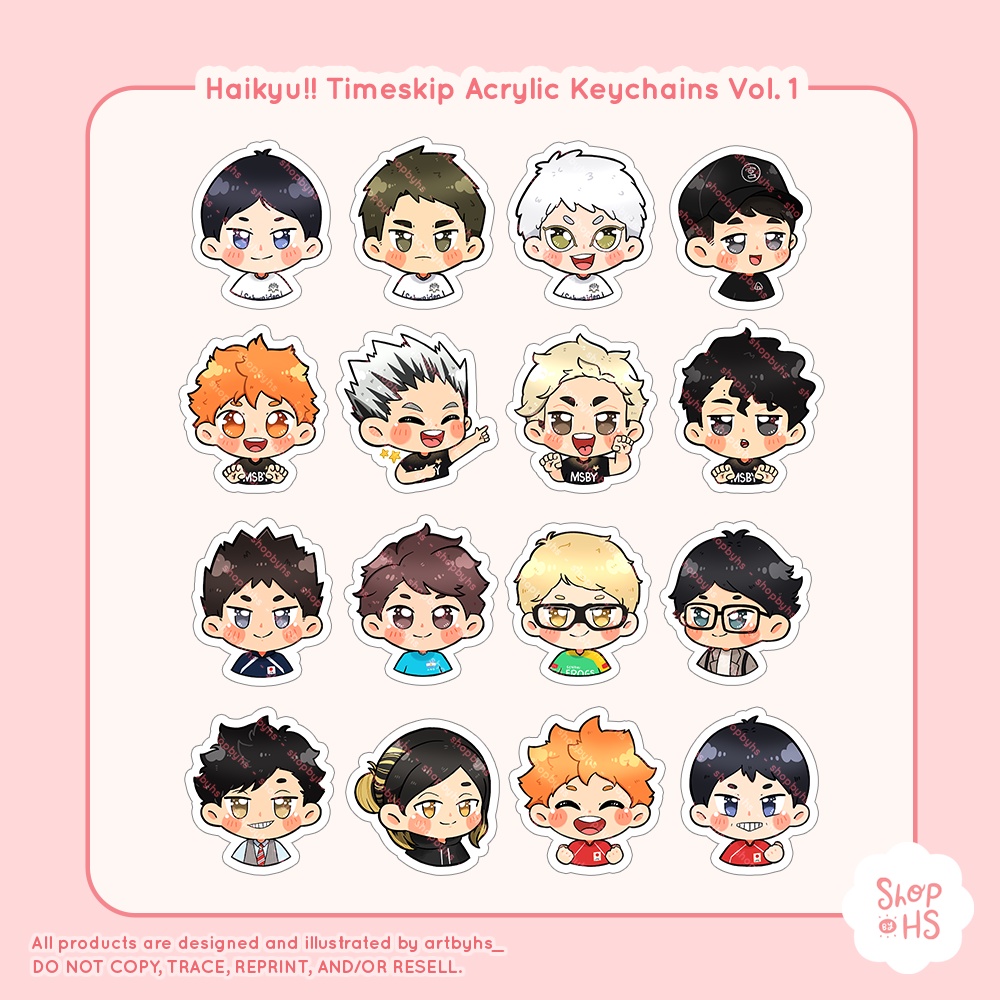 Haikyuu! Timeskip Acrylic Keychain Vol. 1 | Shopee Philippines