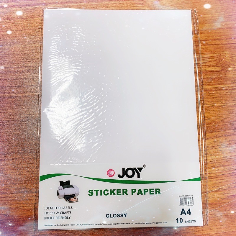 Joy Sticker Paper Glossy /Matte | Shopee Philippines