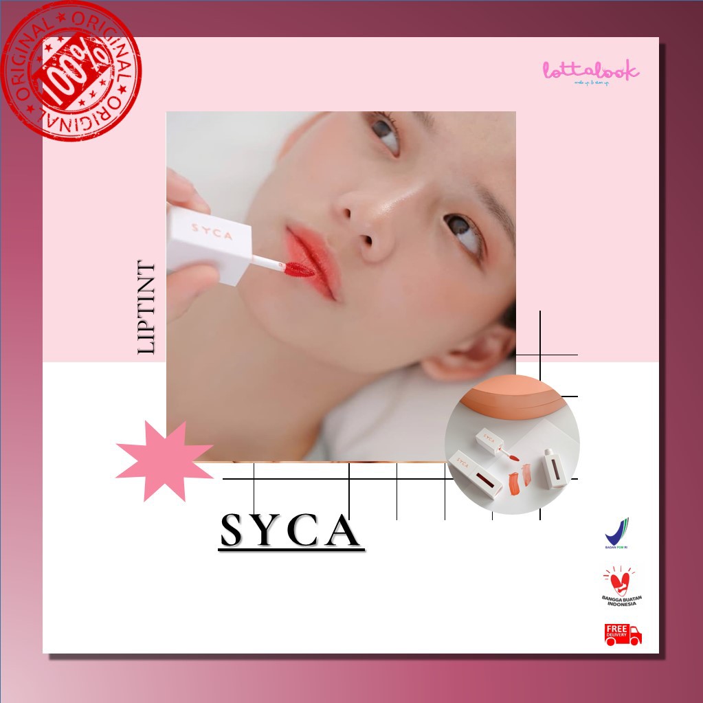 Syca LIP TINT: RED ROSE CARAMEL BEIGE VELVET PINK BRICED TANGERINE ...