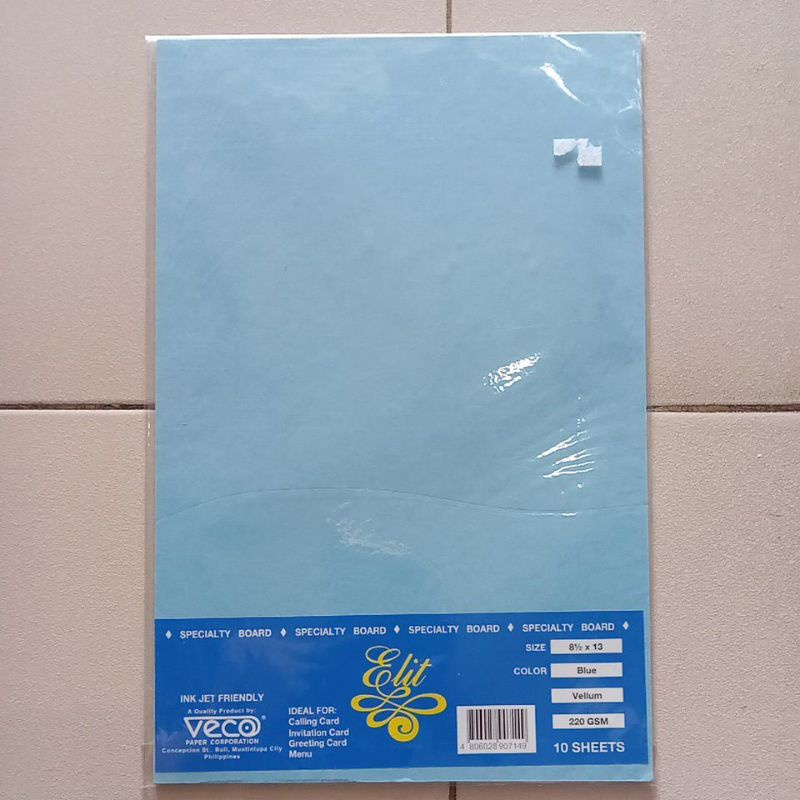SPECIALTY BOARD LONG 220gsm (10 Sheets) | Shopee Philippines