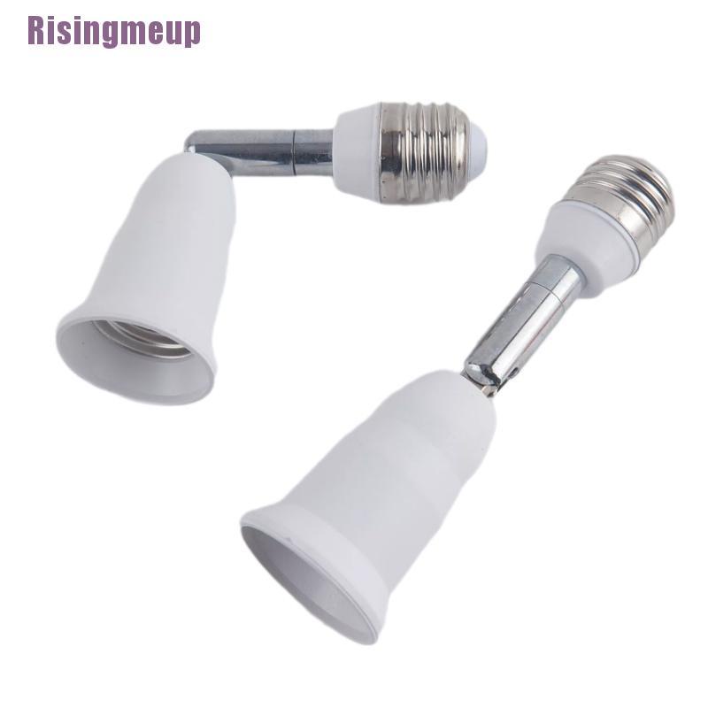 Risingmeup—+Flexible Position Holder Extender E27 Socket Base Screw ...