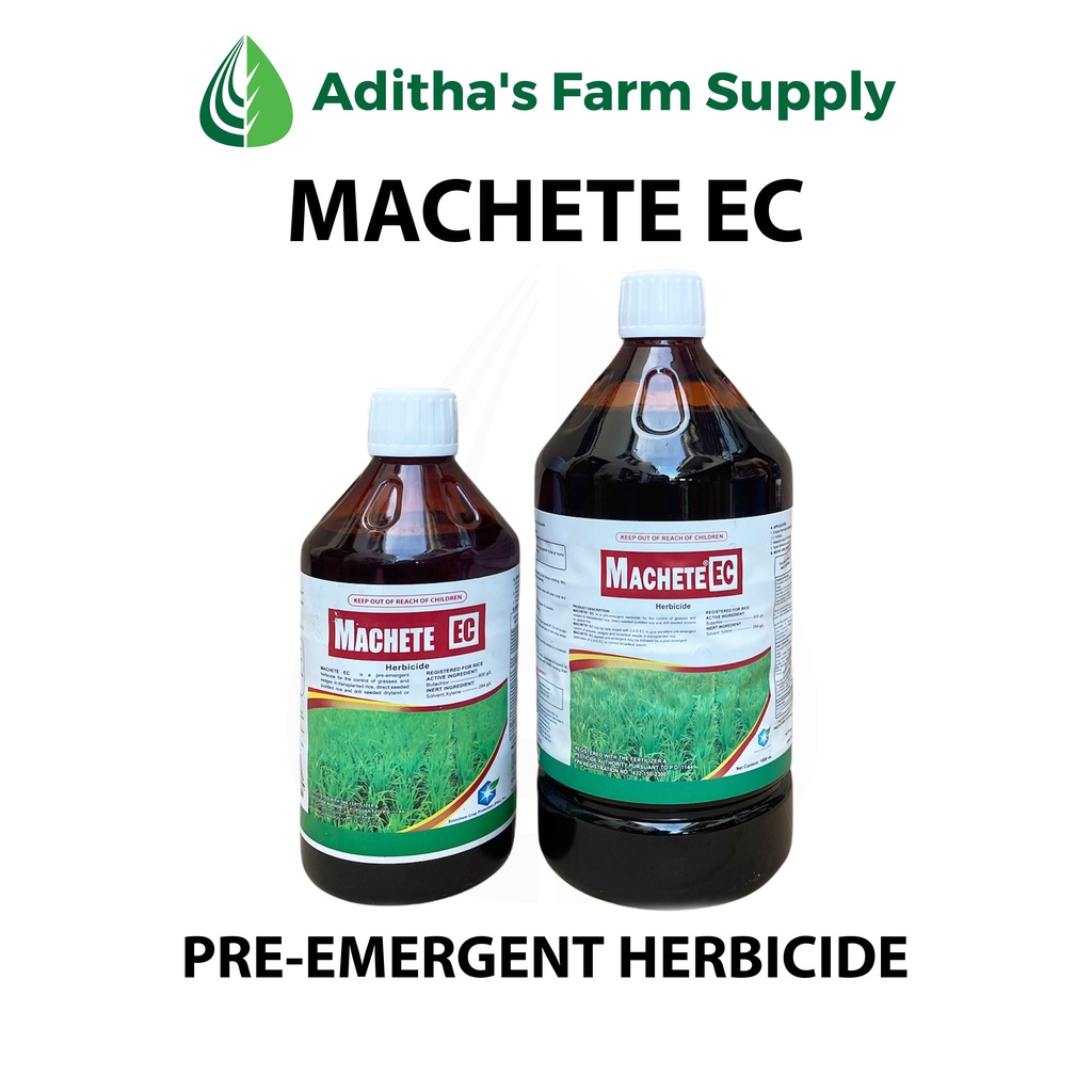 Machete EC Post-Emergent Herbicide (Butachlor) 500ml/1liter | Shopee ...
