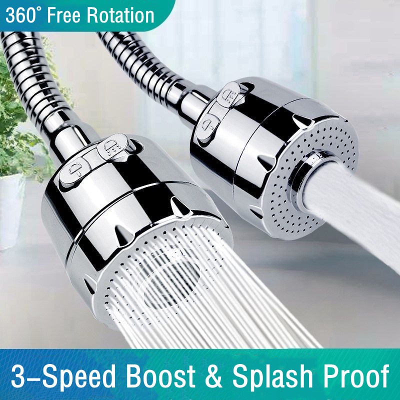 Faucet Extension Bubbler Splash Guard Faucet Spout shower Extender ...