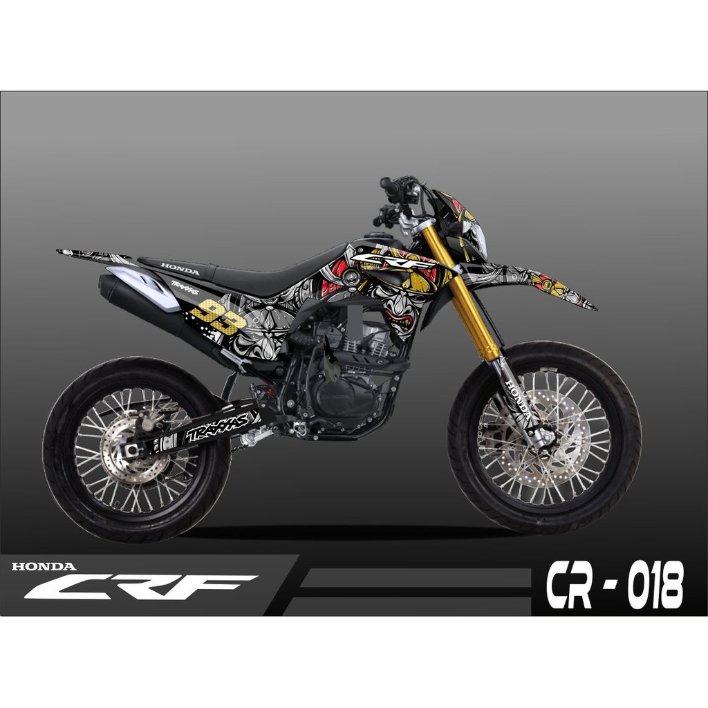 Honda CRF 150 Warrior Custom CR 018 full body sticker decal | Shopee ...