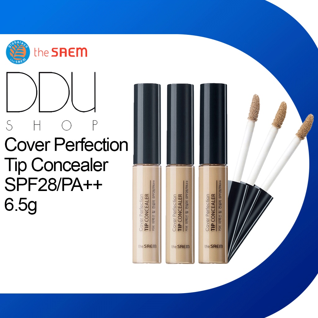 The Saem / Cover Perfection Tip Concealer SPF28/PA++ 6.5g (ALL COLOR) | Shopee Philippines