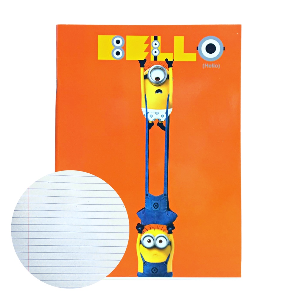 Cartoon Characters Composition Notebook Avengers, Minions, Disney ...