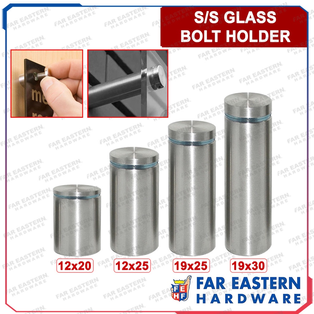 Stainless Steel Glass Bolt Holder | Advertising Bolt | Shopee Philippines