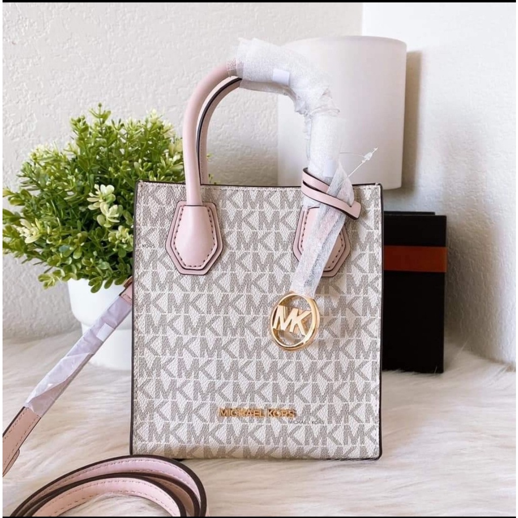 M.K Mercer Extra Small North / South Shopper Crossbody in Powder Blush ...