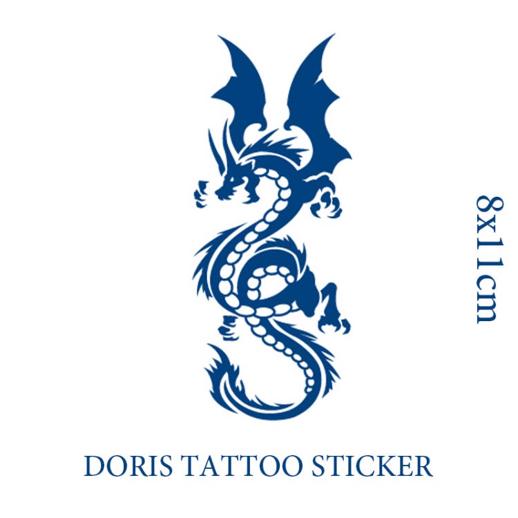 Temporary Tattoo Magic Tattoo Sticker Waterproof Long Lasting 15 days ...