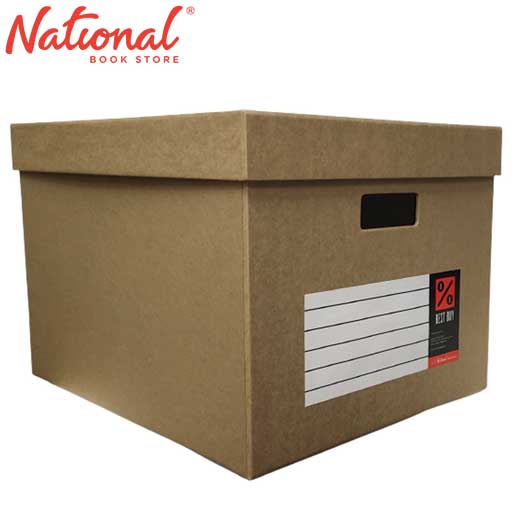 Best Buy Storage Box Kraft 42X35X28 With Window For Handle & Cover ...