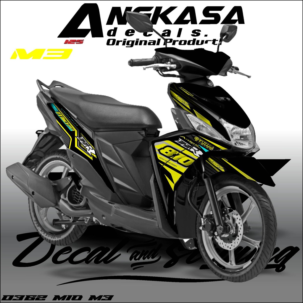 0362a decals miuo m3 Motorcycle fullbody Sticker | Shopee Philippines