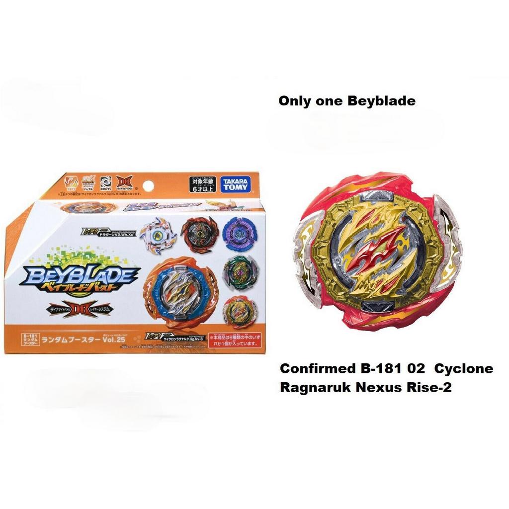 TAKARA TOMY B-181 02 Cyclone Ragnaruk Nexus CONFIRMED Beyblade | Shopee ...